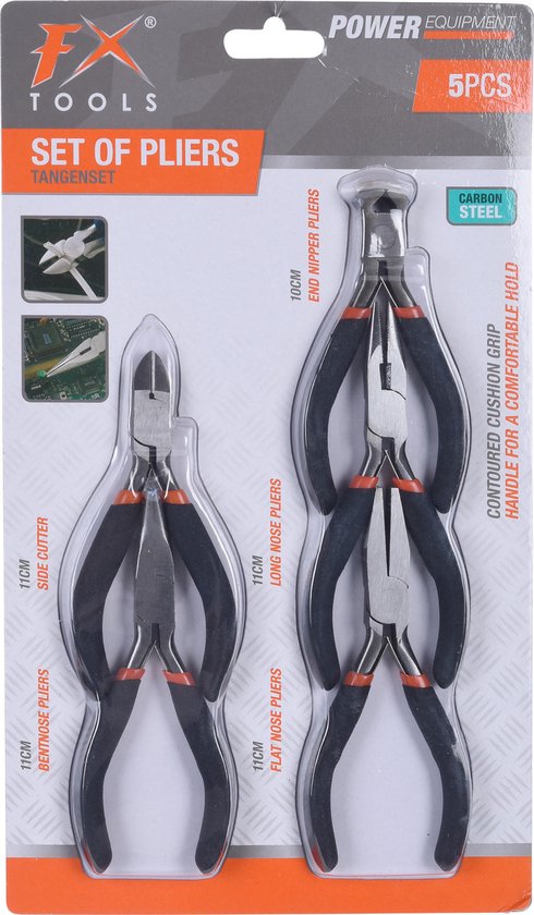FX Tools Tangen set 5 stuks | bol.com