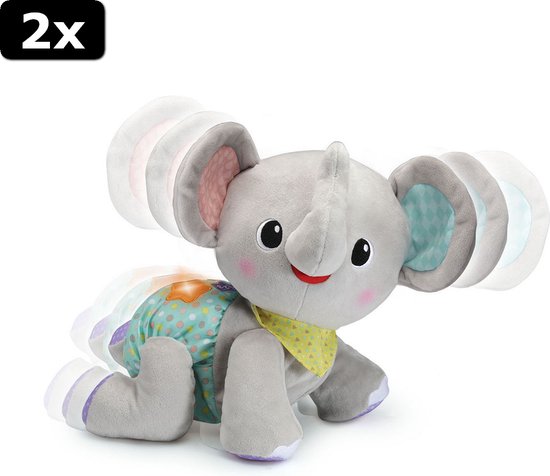 2x Vtech Kruip AND Leer Baby Olifant | bol