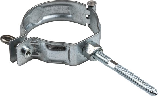 Ophangbeugel verzinkt staal voor 80mm HWA buis | bol