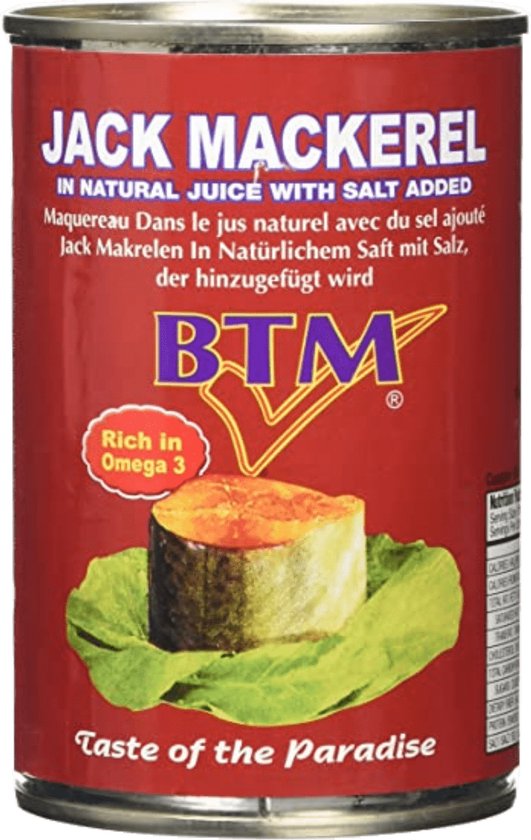 BTM - Vers Ingelegde Makreel - Jack Mackerel - 3x 425 g | bol.com