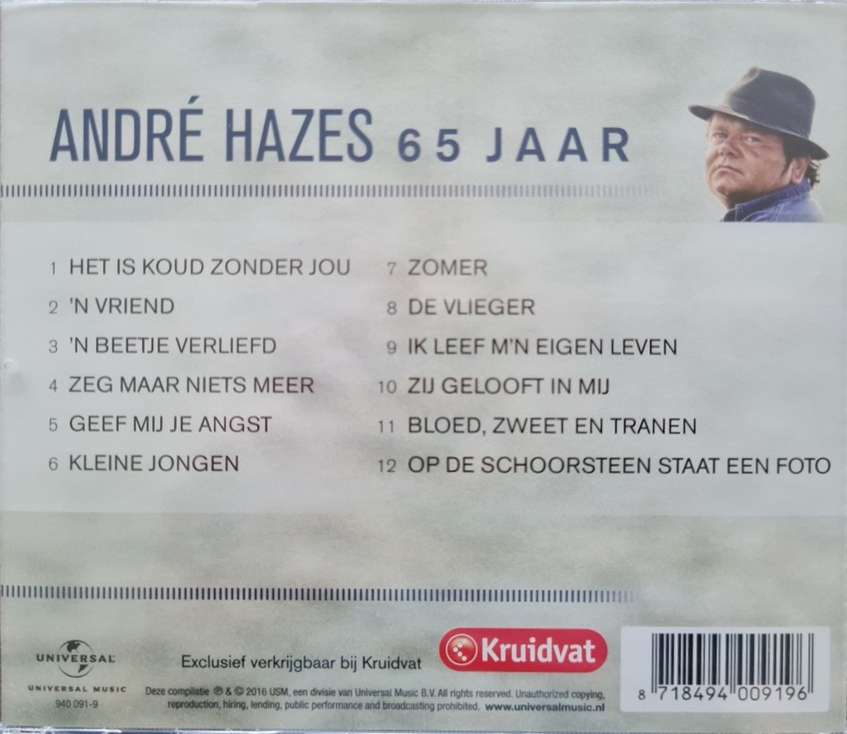 Andre Hazes 65 Jaar, André Hazes | CD (album) | Muziek | bol.com