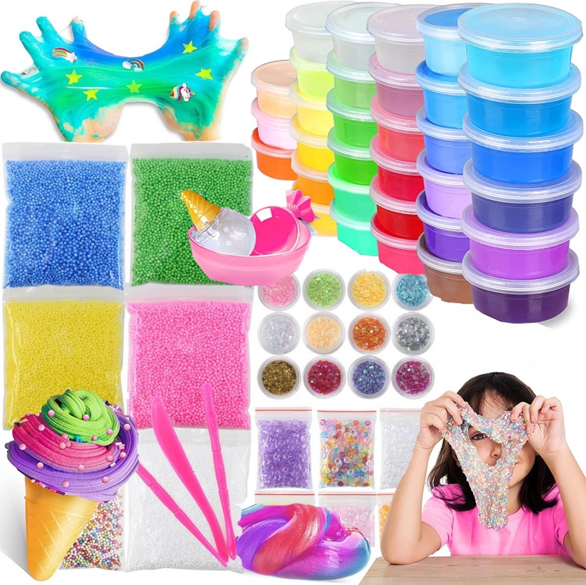 Slijm pakket – Slijm maken - Slime kit – Slime - Squishy – Slijm ...