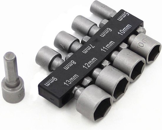 WiseGoods Luxe Dopsleutelset Boormachine - Dopsleutel Adapter Set ...