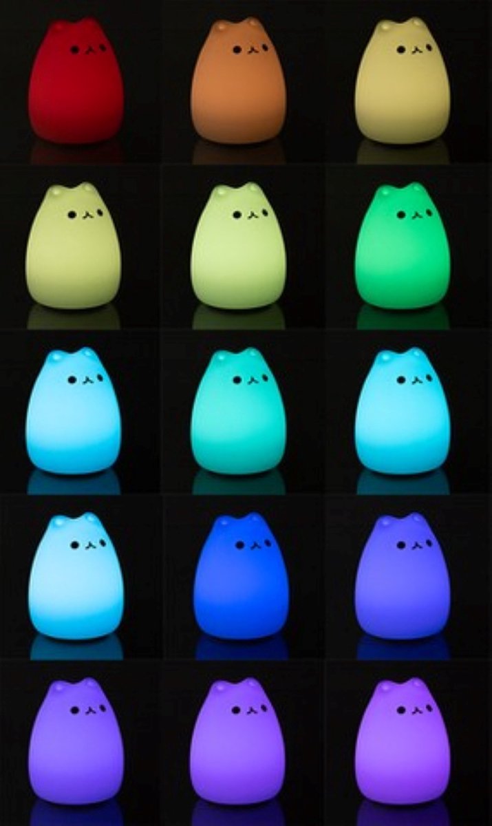 Oneiro's Luxe - LED - ⌀ 15x11x11 cm - Wit - Kinder Nachtlampje ...