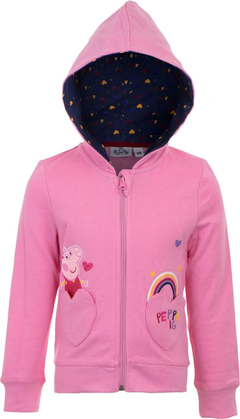 Peppa Pig vest roze - Kindervest - Peppa Pig kleding - Vest voor ...
