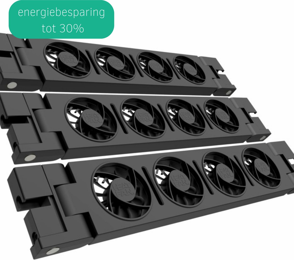 Practics- Radiator Ventilator trio Zwart – Radiator Booster 4 ...