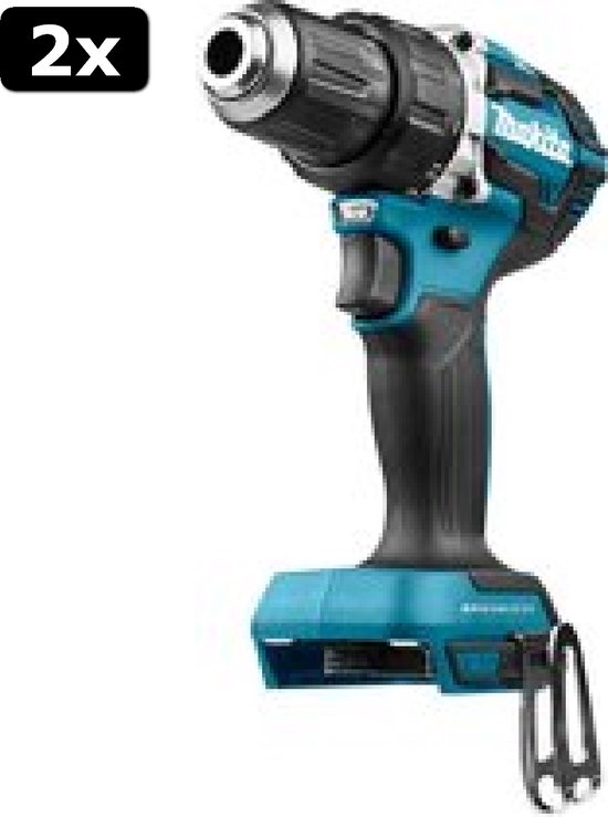 2x DDF484Z 18v Boor-/schroefmachine koolborstelloos - Losse Body (geleverd zonder accu... | bol.com