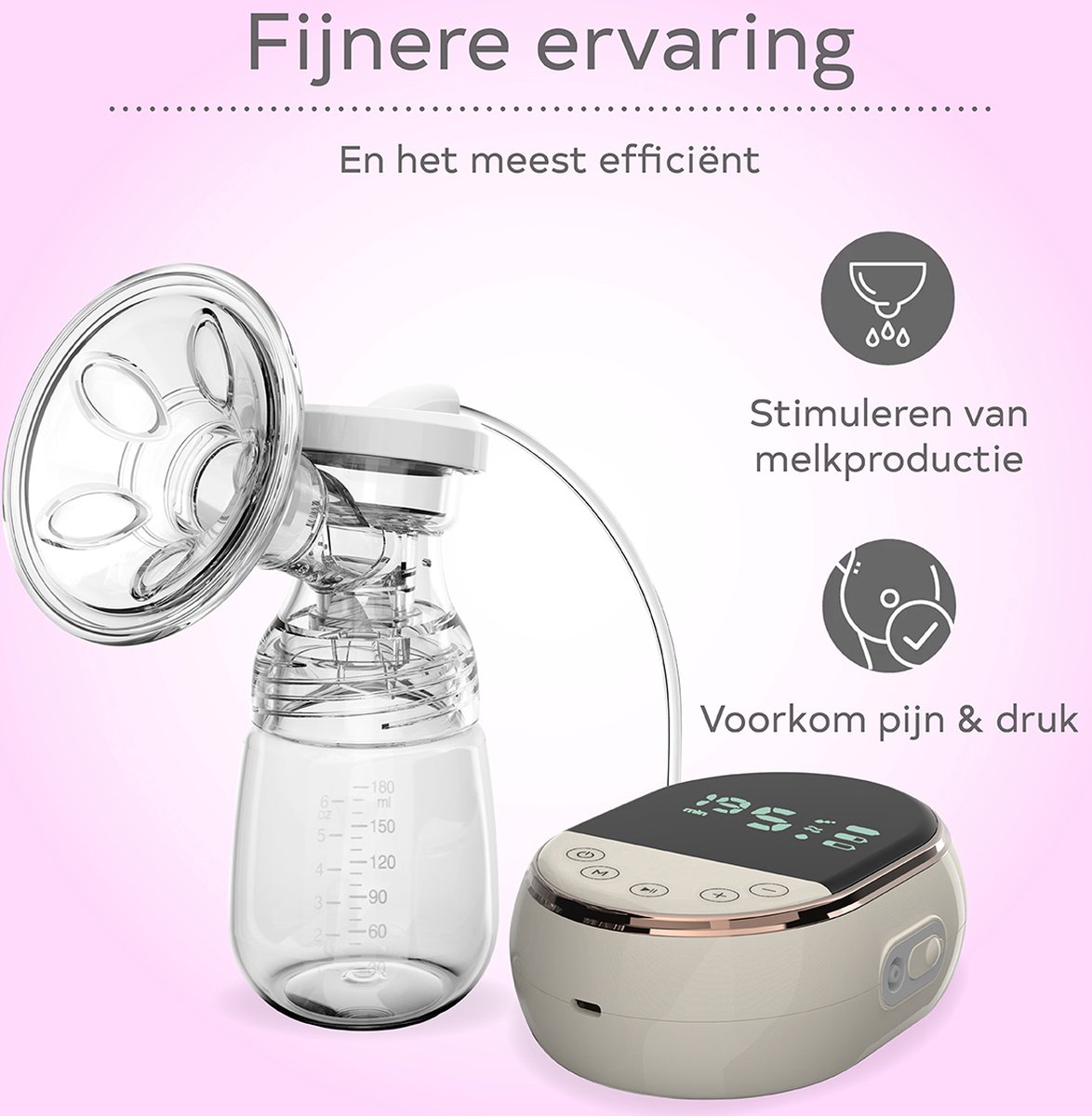 MGCO® Elektrische Borstkolf - Borstkolf - 2022 Luxe Comfort Kolfset ...