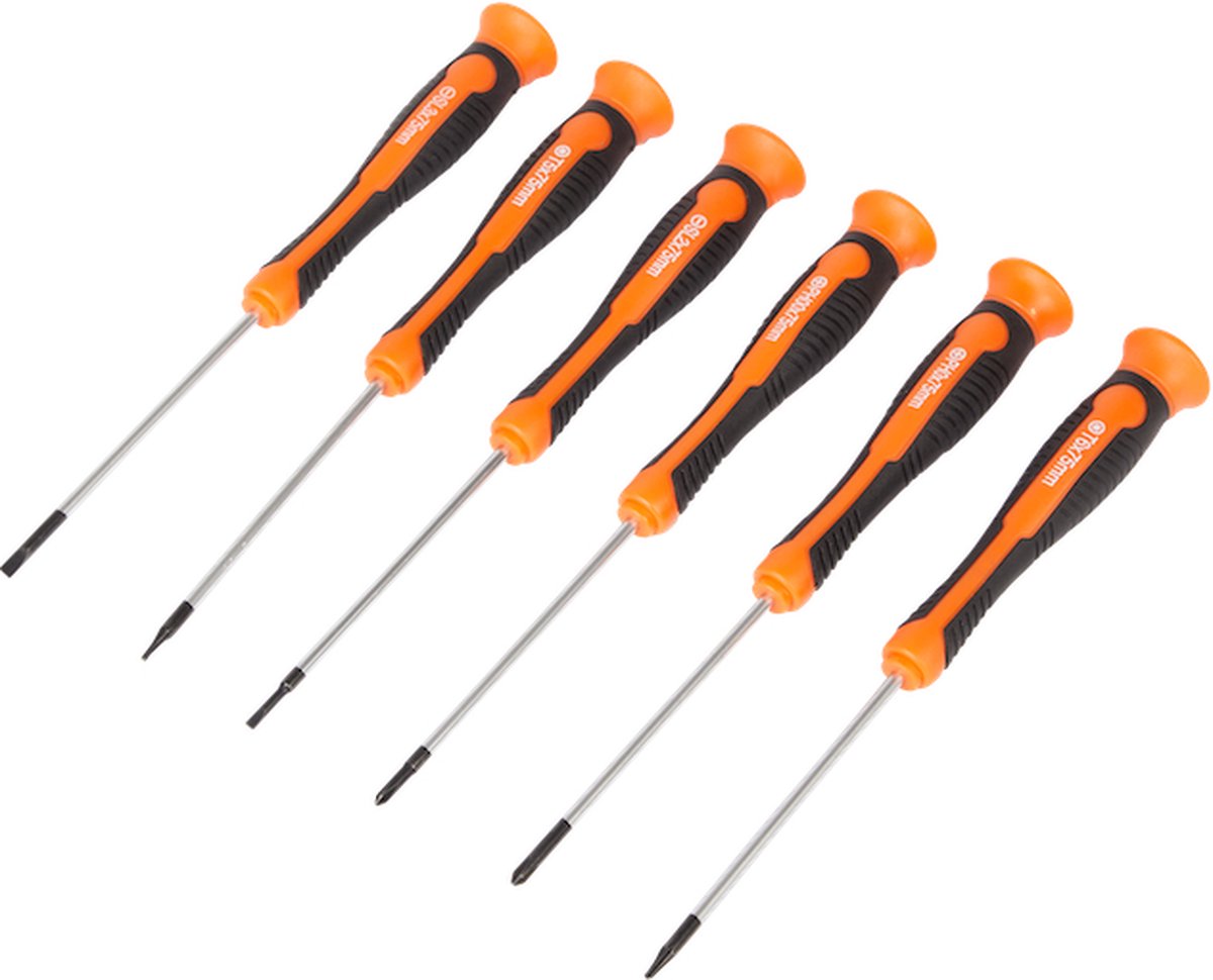 Precisie schroevendraaierset - 6 Verschillende schroevendraaiers ...