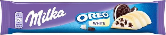 Milka Oreo White - Milka Oreo wit chocolade Reep - 24 x 41 gram | bol.com