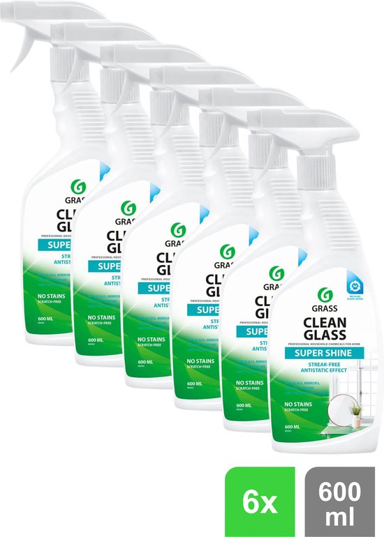 Grass Clean Glass - Ruitenreiniger - 6 x 500ml - Alcoholbasis ...