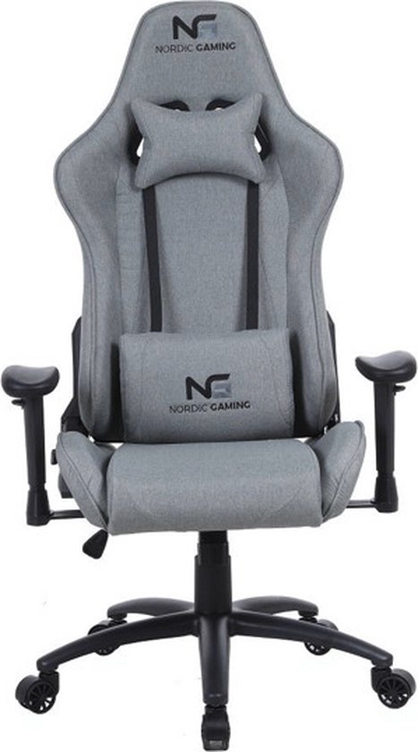 Nordic Gaming Racer Fabric gaming chair grijs | bol.com