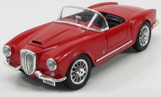 Lancia Aurelia B24 Spider 1955 (Rood) (25 cm) 1/18 Bburago {Modelauto - Schaalmodel -... | bol.com