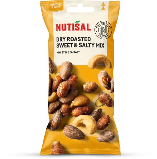 Nutisal Sweet & Salty mix 14 zakjes à 60g nootjes - notenmix - doos ...