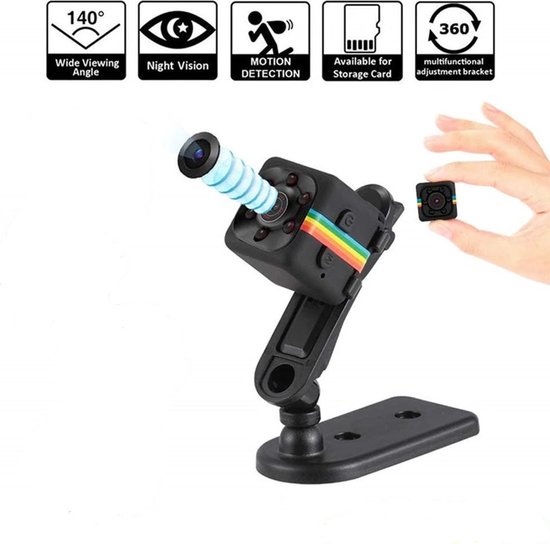 Mini Verborgen Spy Camera - FULL HD 1080P - Met Verstelbare Beugel ...