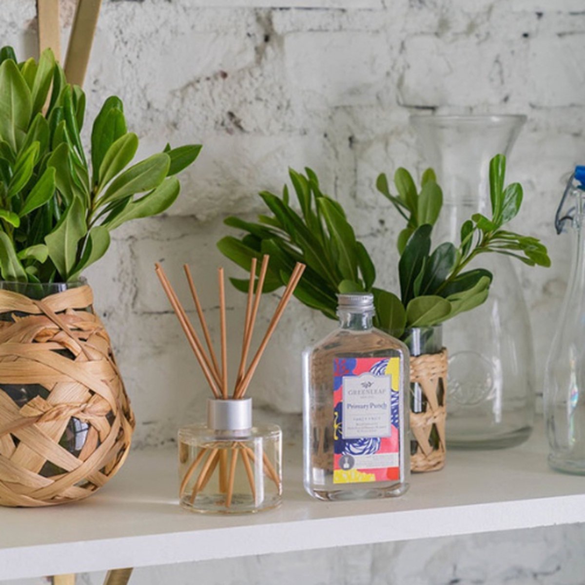 Greenleaf Geurstokjes / Reed Diffuser Primary Punch | bol