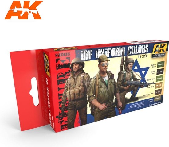 AK Interactive AK3230 IDF Uniform Colors Set 8 x 17 ml | bol.com