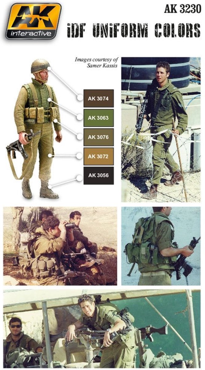 AK Interactive AK3230 IDF Uniform Colors Set 8 x 17 ml | bol.com