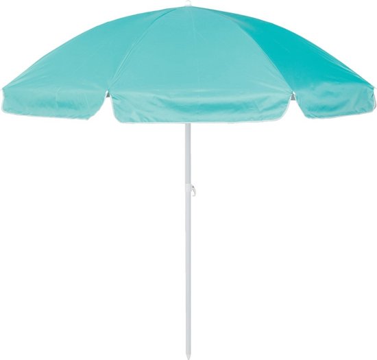 Strandparasol blauw 220 cm | bol.com