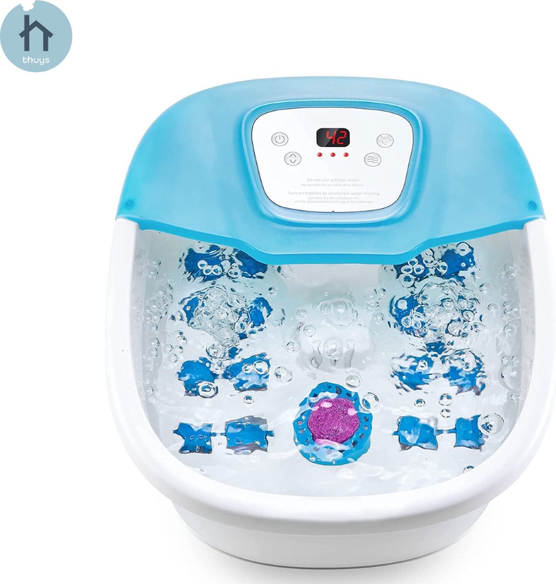 Thuys Voetbad Met Massage - Voetbad - Met Bubbelfunctie - Voetspa - 16 ...