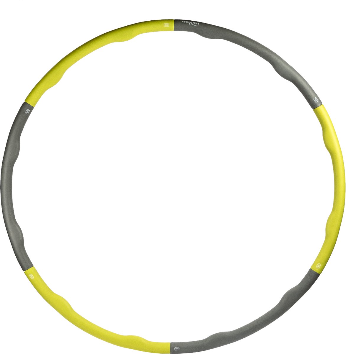 Wonder Core, Fitness hoepel Ø 100cm - 1,2KG - Grijs/groen - Sport ...