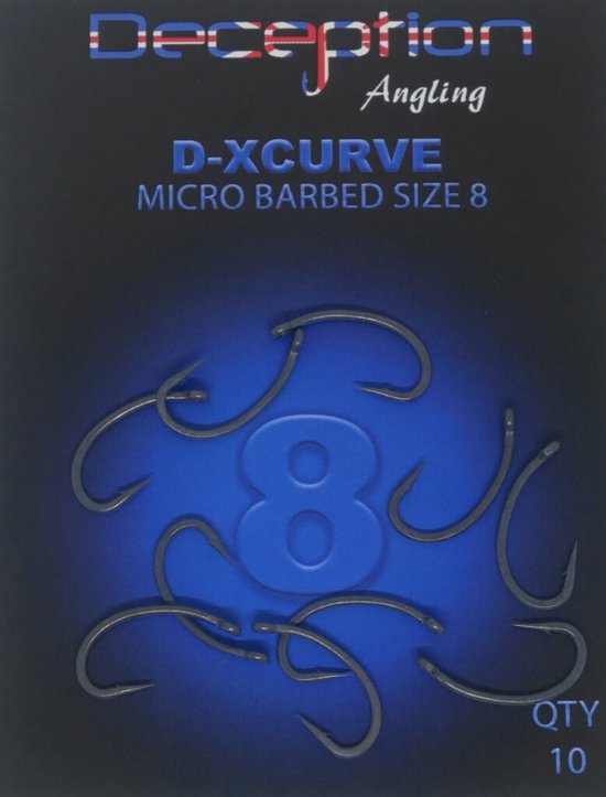 D-XCURVE Micro Barbed Hook - Size 6 | bol