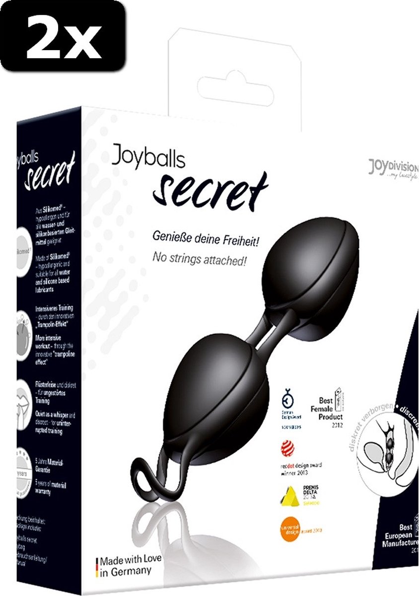 2x Joyballs Secret - Black | bol.com