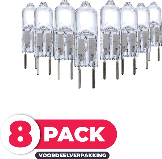 Osram 12V Halogeenlamp G4 - 8W (10W) - Warm Wit Licht - Dimbaar - 8 stuks | bol.com
