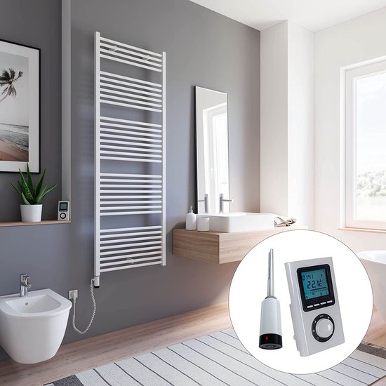 Schulte TURBO - elektrische designradiator - 60x170cm - wit ...