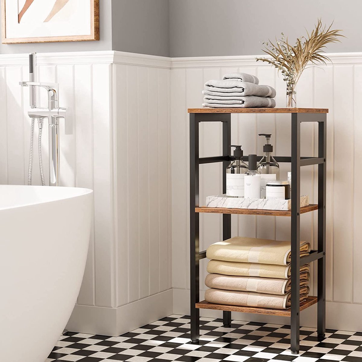 Bijzettafel zwart industrieel - Bijzettafel buiten - Bijzettafels ...