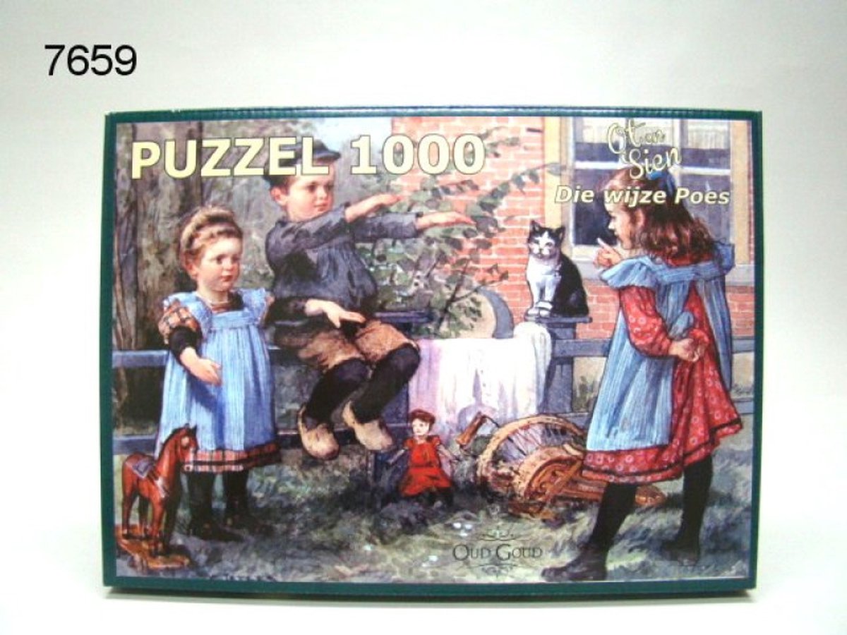 Puzzel Ot en Sien, 1000 stukjes, die wijze poes | bol.com