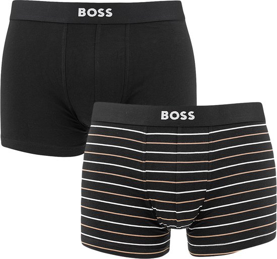 Hugo Boss BOSS 2P boxers striped zwart - M | bol