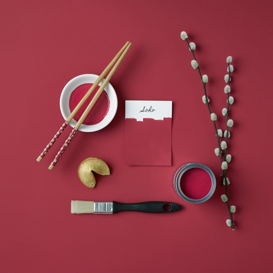 Rust-Oleum Rood Verf voor PVC - Soho 750ml | bol