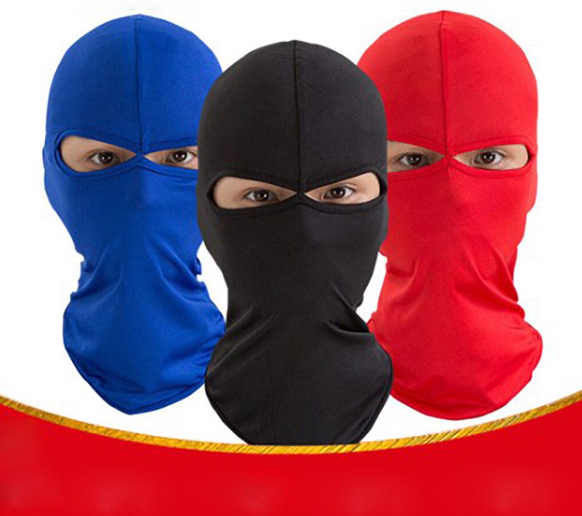 Bivakmuts motor / Motormuts / Muts motor / Balaclava / Skimuts Rood (2 ...