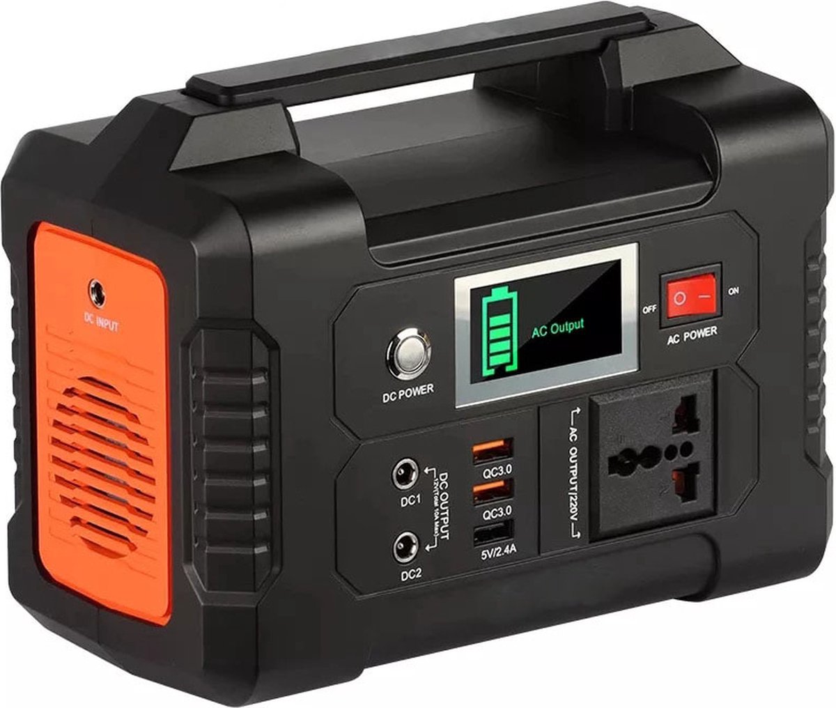 Stroomgenerator – Draagbare Aggregaat – Zonne-energie – 200W - 40800Mah ...