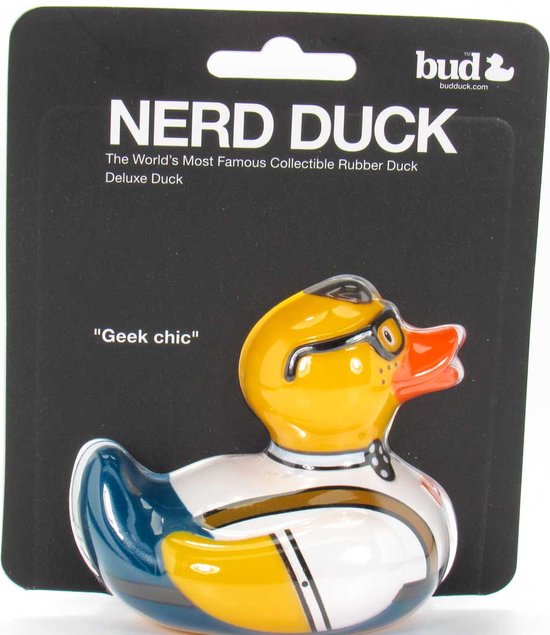 Deluxe NERD Duck van Bud Duck: Mooiste Design badeend ter Wereld | bol