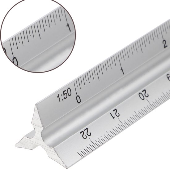 30cm Aluminium liniaal | bol.com
