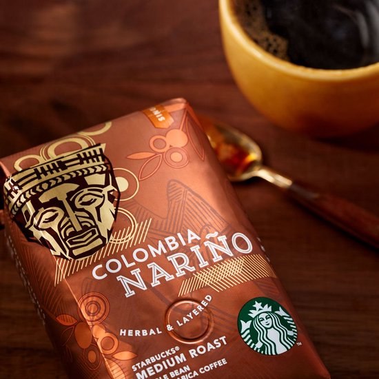 Starbucks® Colombia Nariño™ koffiebonen 1KG (4x250gram) | bol.com