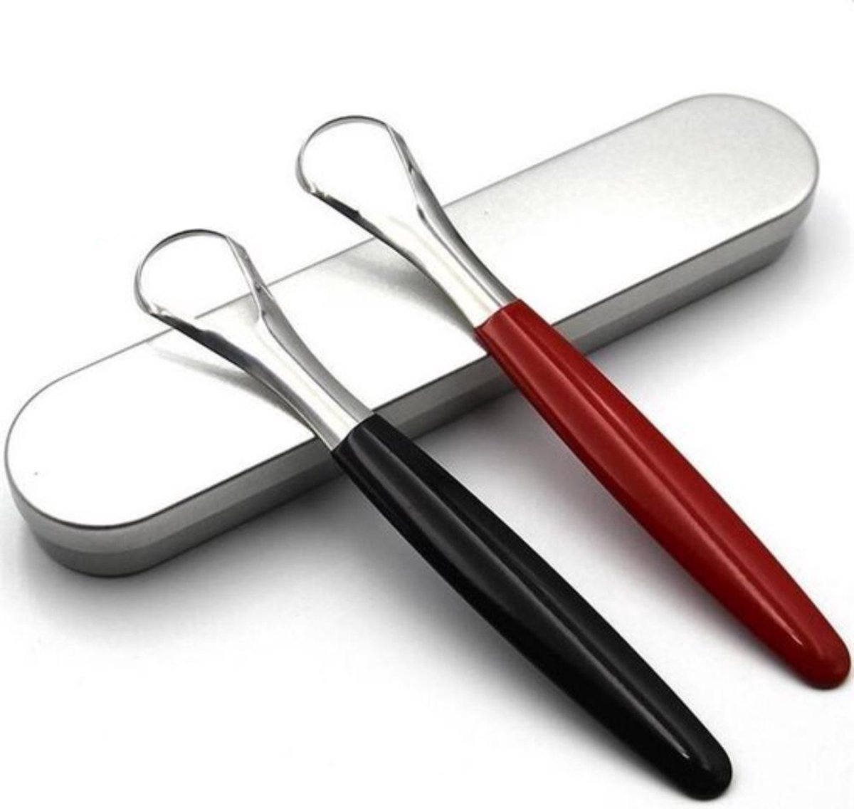 Set de 2 Gratte langue I Gratte- Gratte langue en métal I Gratte-langue ...