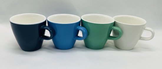 Set 4 Tulip kopjes - ACME - 170 ml - porseleinen servies - koffie kopjes | bol