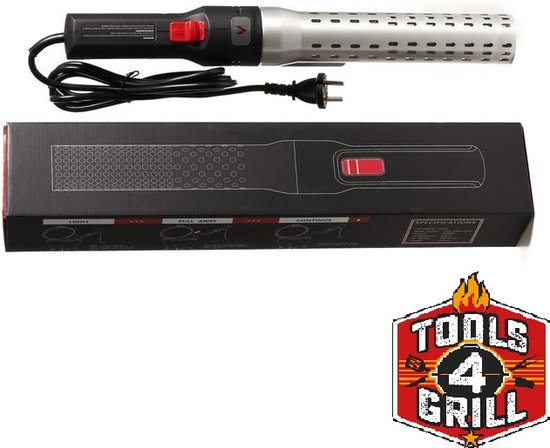 Tools4grill Elektrische BBQ aansteker looftlighter one minute lighter | bol