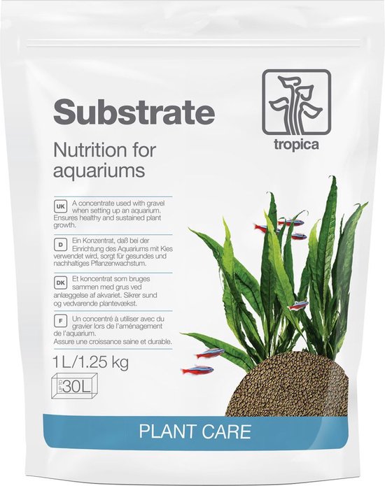 Tropica Plant Growth Substrate 1 liter | Voedeingsbodem Aquariumplanten ...