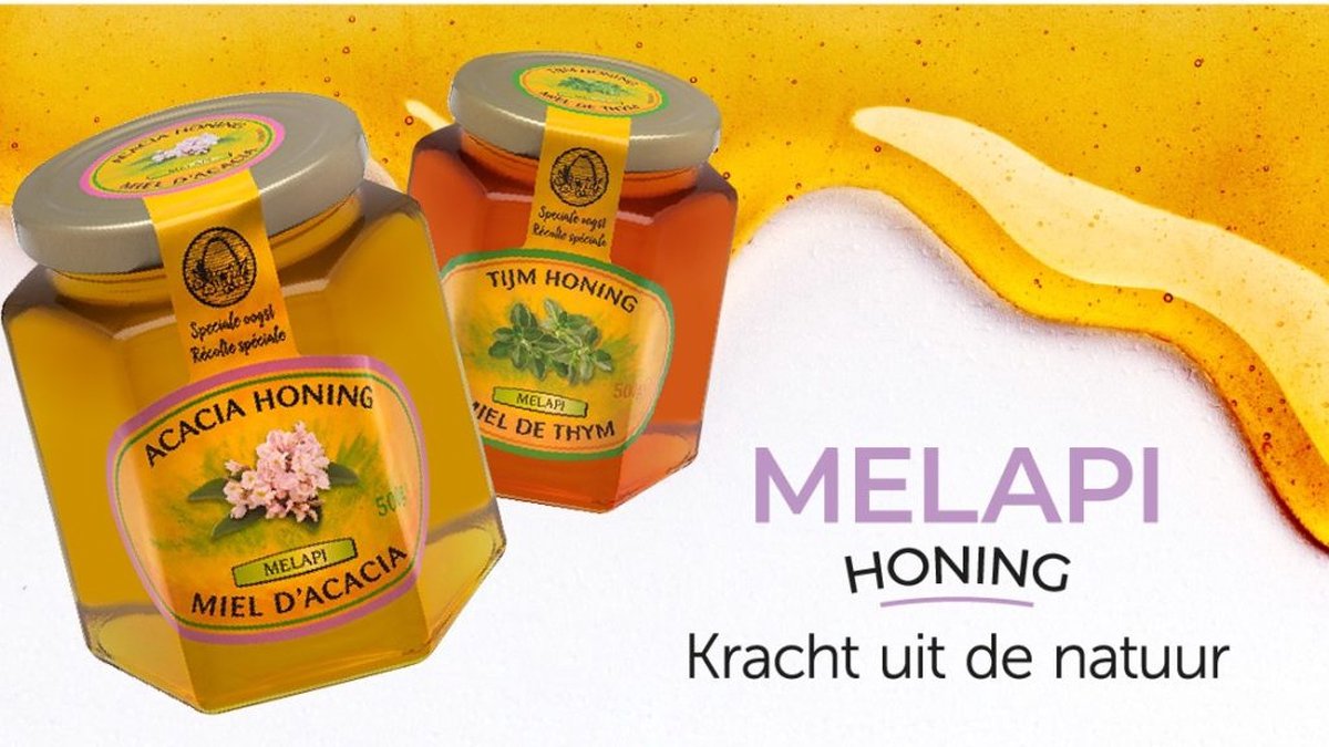 Melapi Honing Acacia Vloeibaar 500g 5520 Revogan | bol