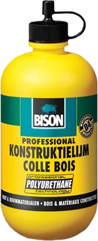 Bison Houtkonstruktielijm - Watervaste constructie houtlijm - 250g | bol