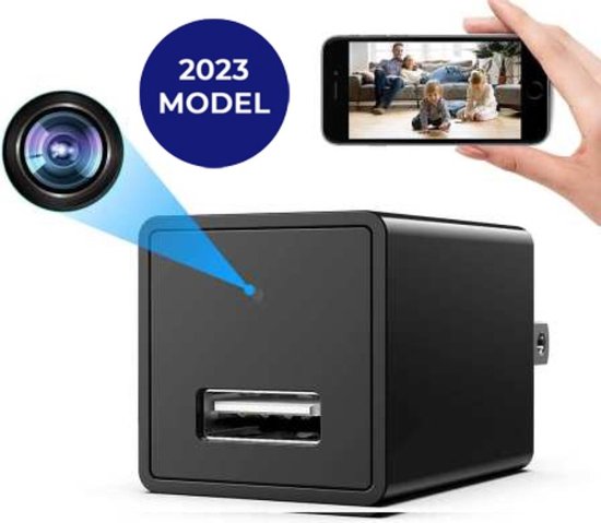 Spycam - Oplader - Mini Verborgen Camera - Beveiligingscamera ...