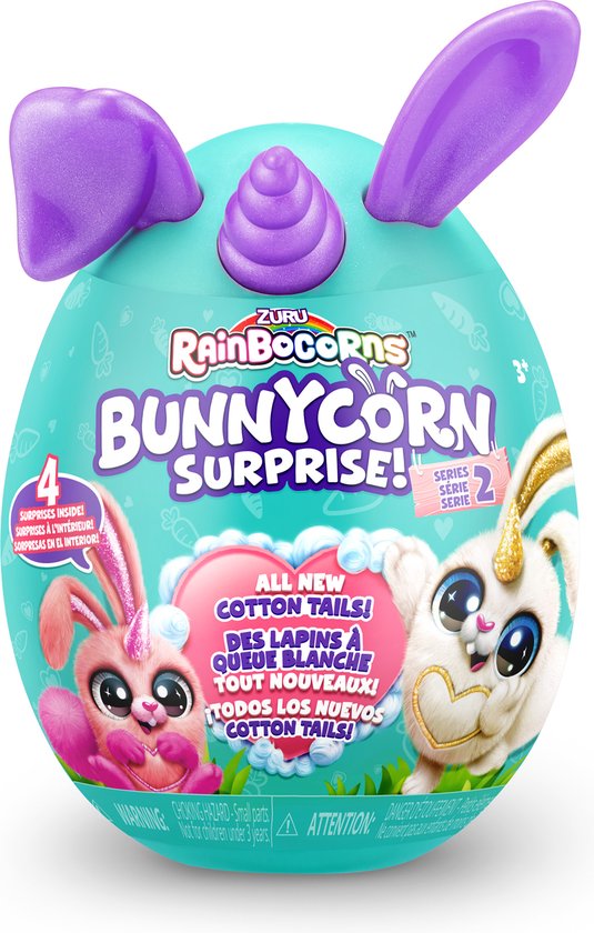 ZURU - Rainbocorns - Bunnycorn Surprise serie 2 - 18cm - Minty | bol