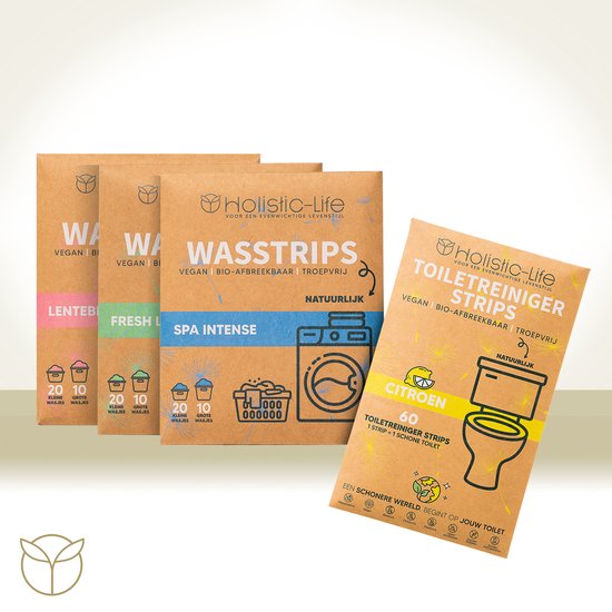 Wasmiddeldoekjes & WC Reiniger Vellen Proefpakket - 3 langdurige ...