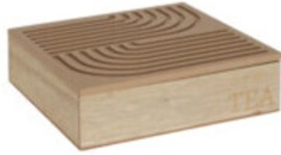 HOMBLE Theedoos - 9 Vakken - Moderne Theekist - Ruime Vakken - Hout ...