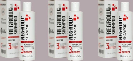 Anti-Haaruitval Shampoo - REGROW HAAR VERZORGING -200 ML- 3 Effect ...