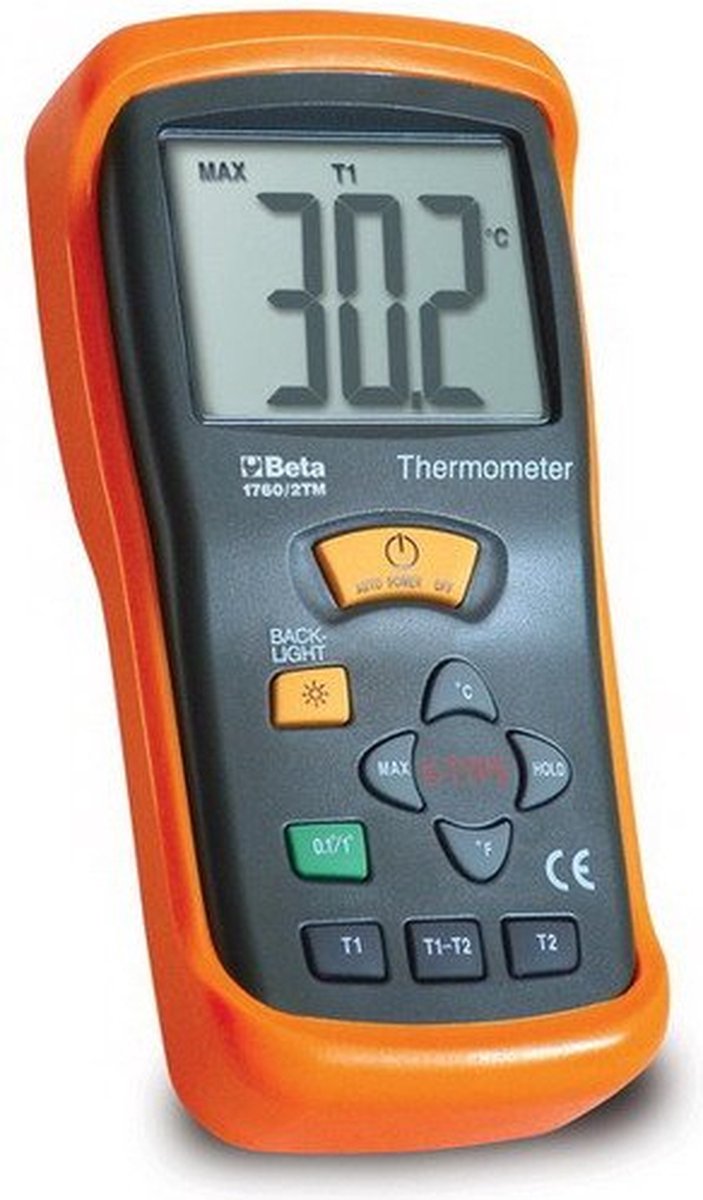 Beta 1760/2TM - Thermometer Met Thermokoppel Type K - Thermometer ...